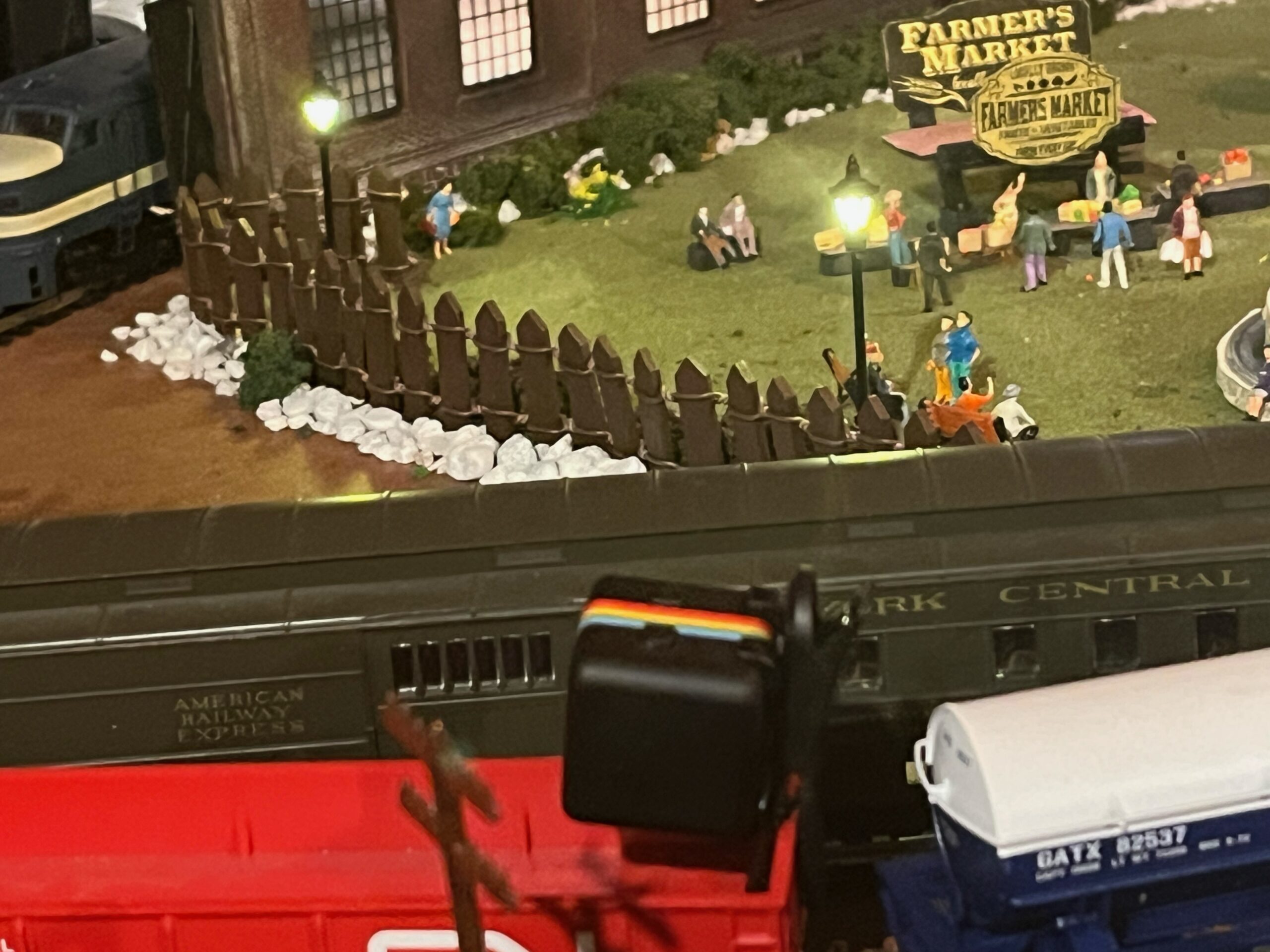 Micro camera in action on my model train set – Carl Ferrara